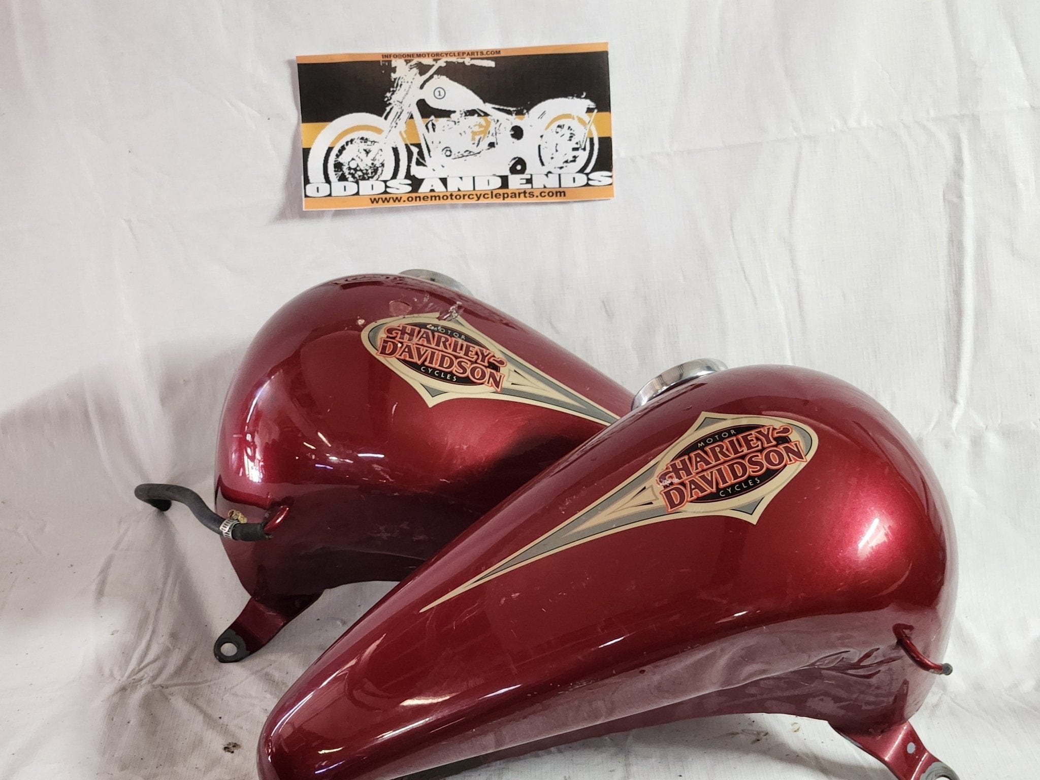 Panhead Shovelhead Set of Harley Davidson Split Gas Tanks ...